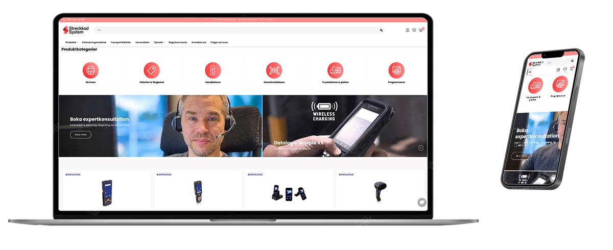 New e-commerce solution for Streckkod | Litium